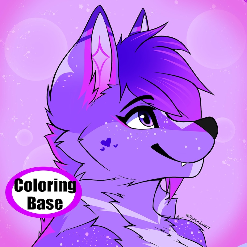 Furry Colouring Sheet - Etsy UK