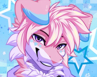 Furry Icon | Fursona Pfp | FURRY COMMISSION - Etsy