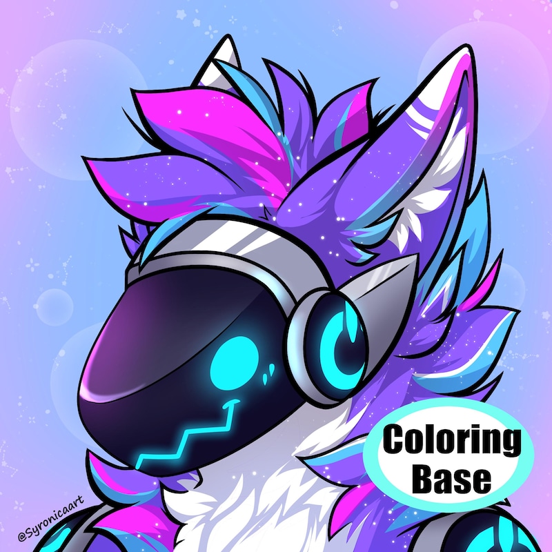 Protogen Furry Mask - Etsy