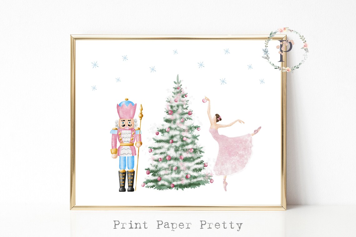 Printable 8X10 Pink Nutcracker Instant Digital Download - Etsy