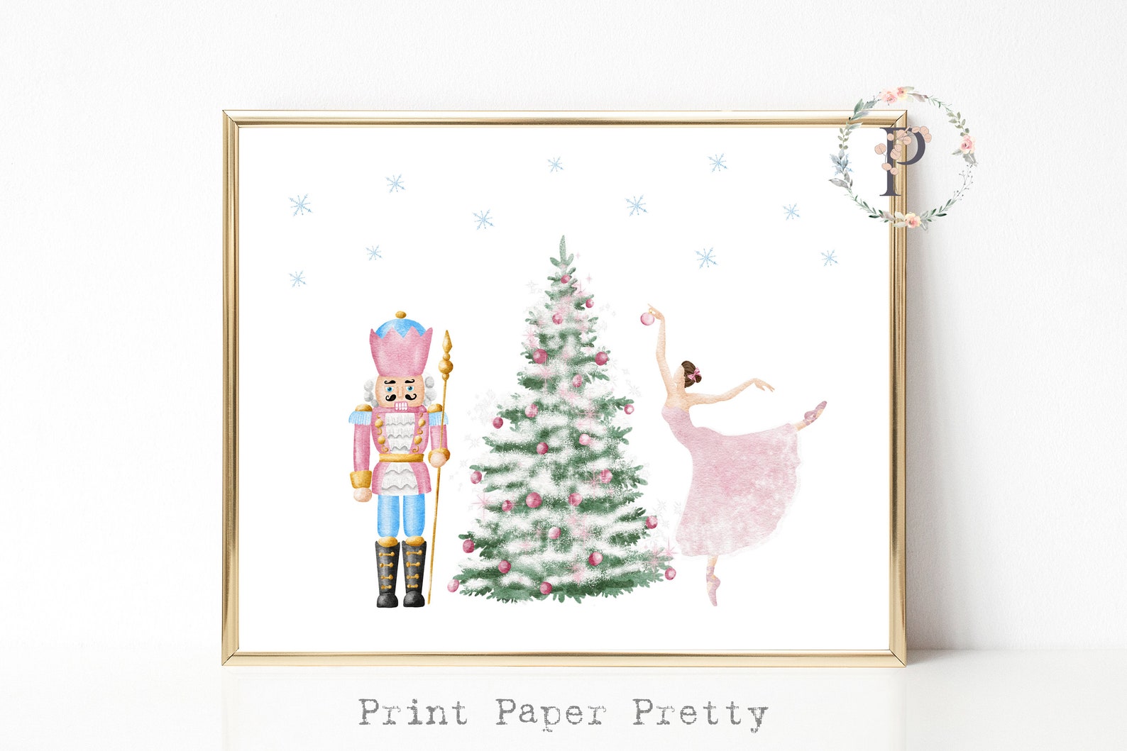 Printable 8X10 Pink Nutcracker Instant Digital Download Perfect for ...