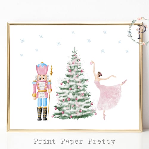 Printable 8X10 Pink Nutcracker Instant Digital Download - Etsy