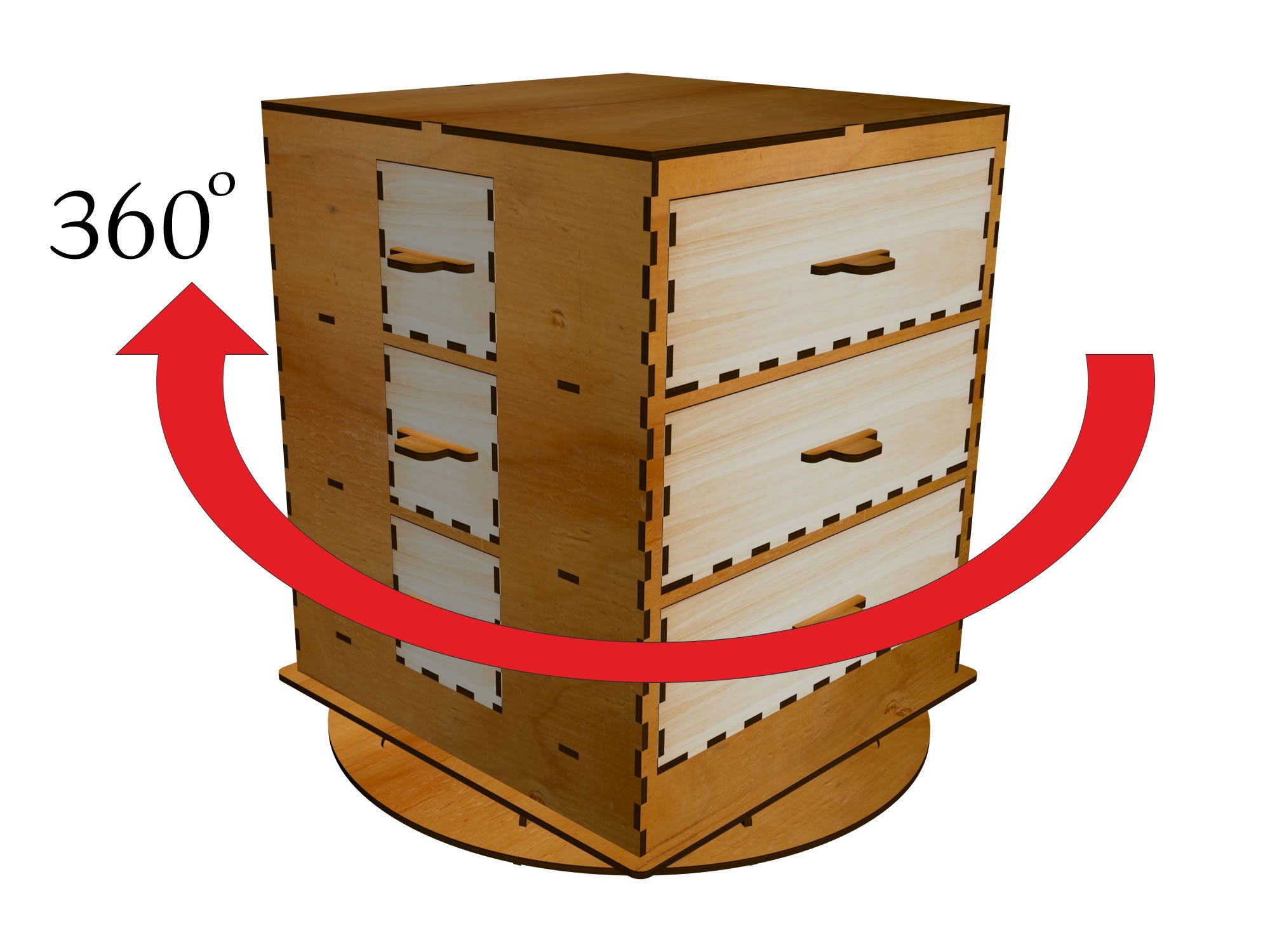 Wooden Organizer, Small Parts Organizer, Wooden Laser Cut, CNC File ...