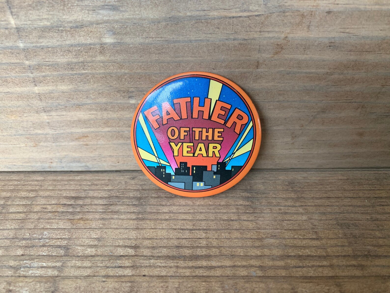 Vintage Pin 'Father of the Year' Fathers Day Pin | Etsy