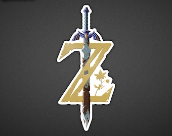 Zelda Logo Sticker | Etsy