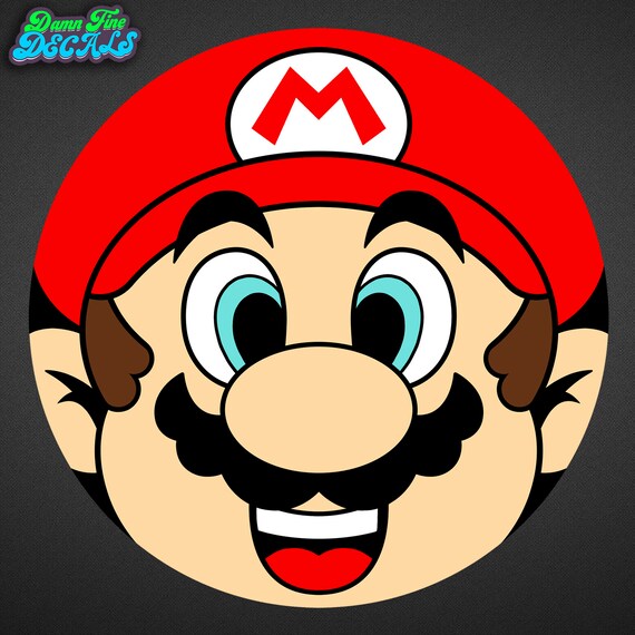 Cartoon Mario Face