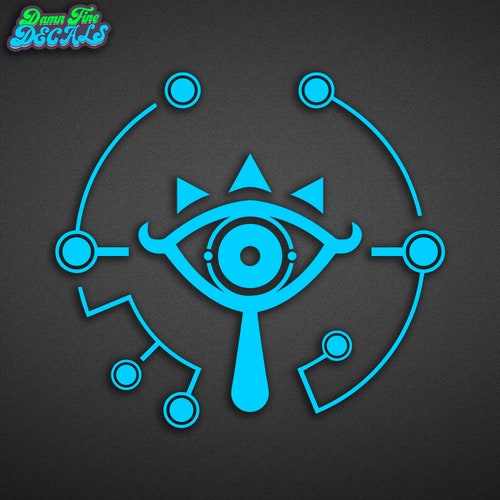 Sheikah Slate Eye Symbol Vinyl Sticker Inspired by Breath of - Etsy