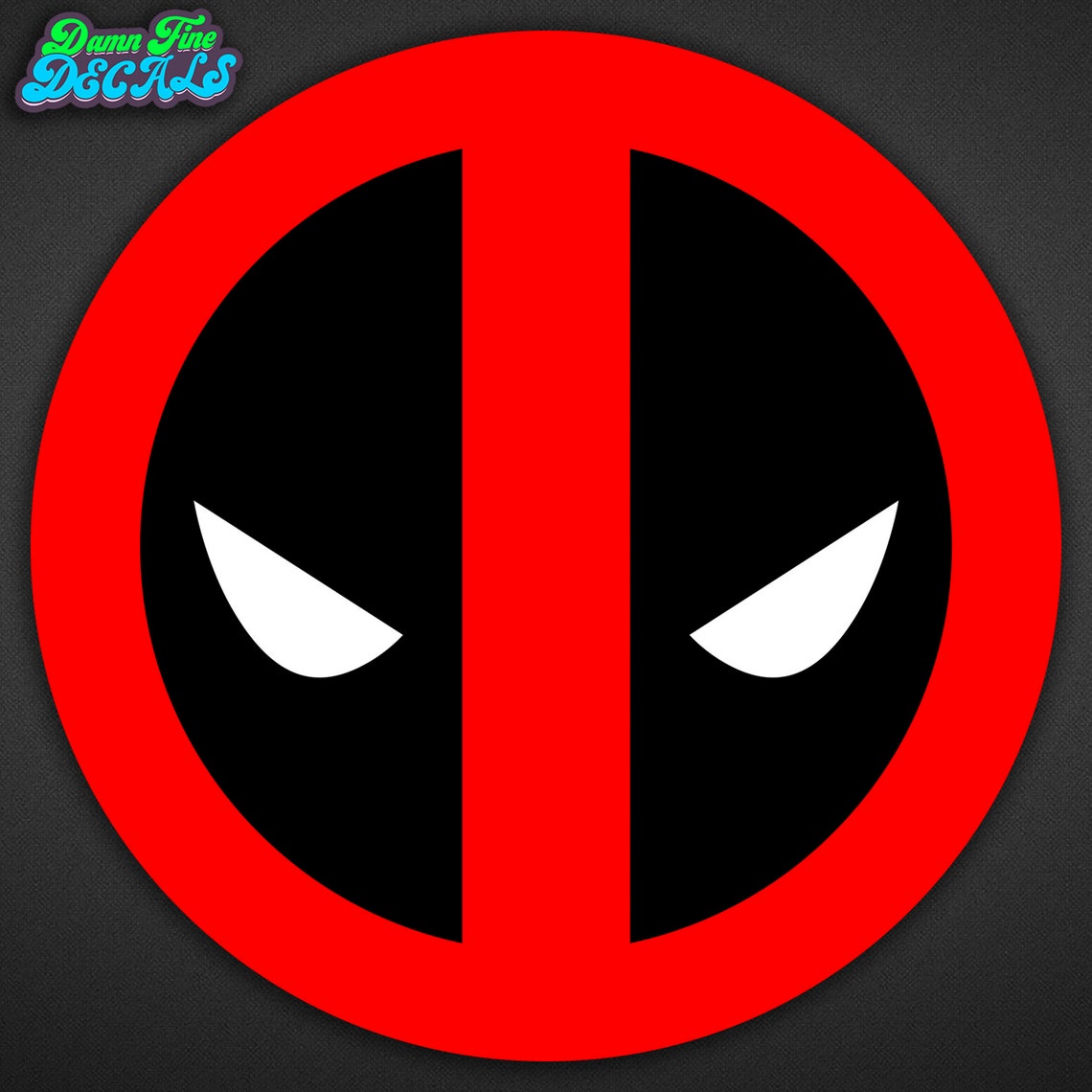 Deadpool Logo Sticker | Etsy
