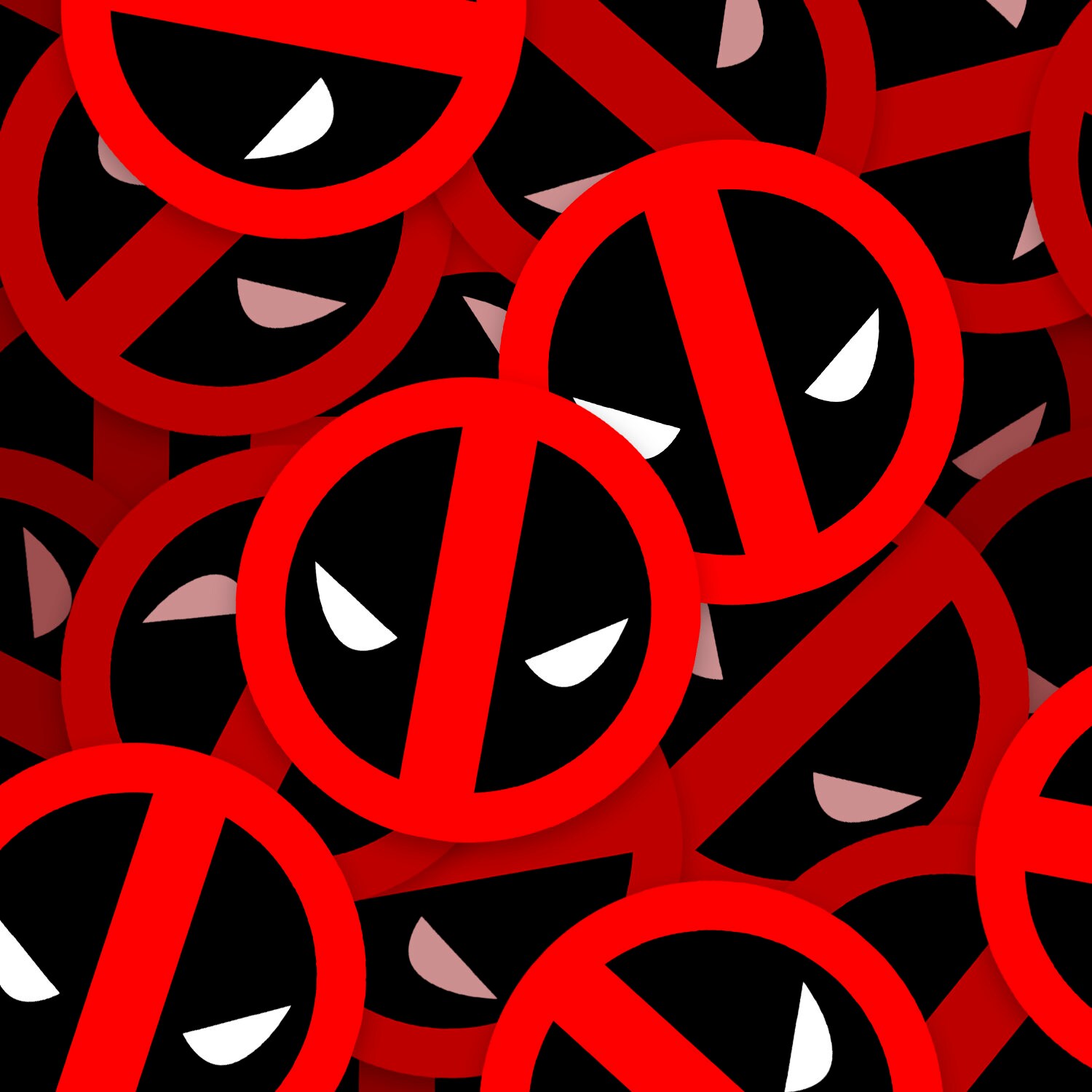 Deadpool Logo Sticker | Etsy