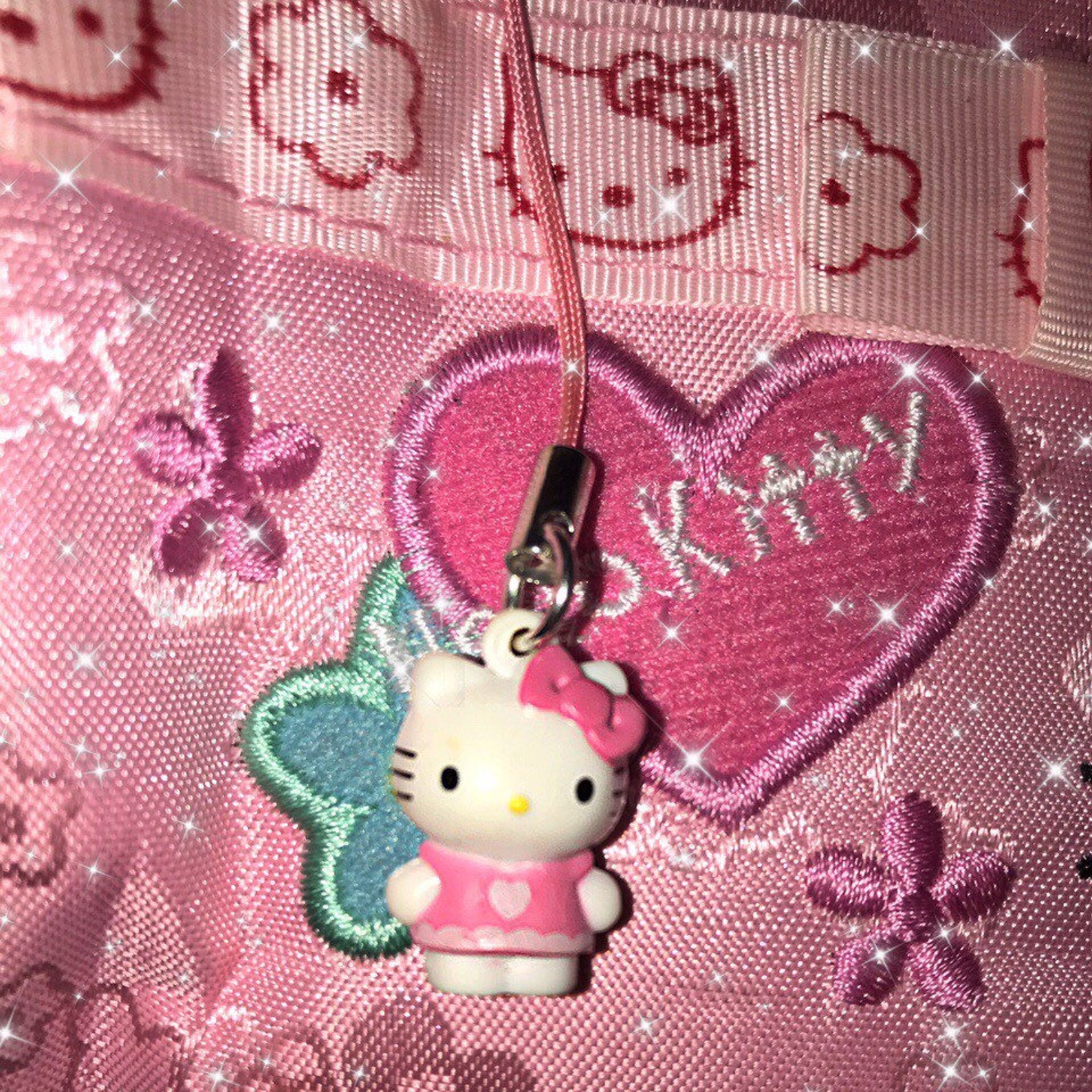 Hello Kitty Mini Phone Charm Strap Kawaii Adorable Cute Sanrio Gifts ...