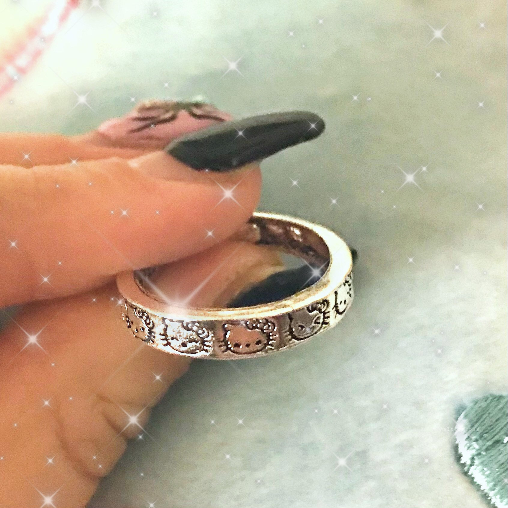 Hello Kitty Wedding Ring Pillow