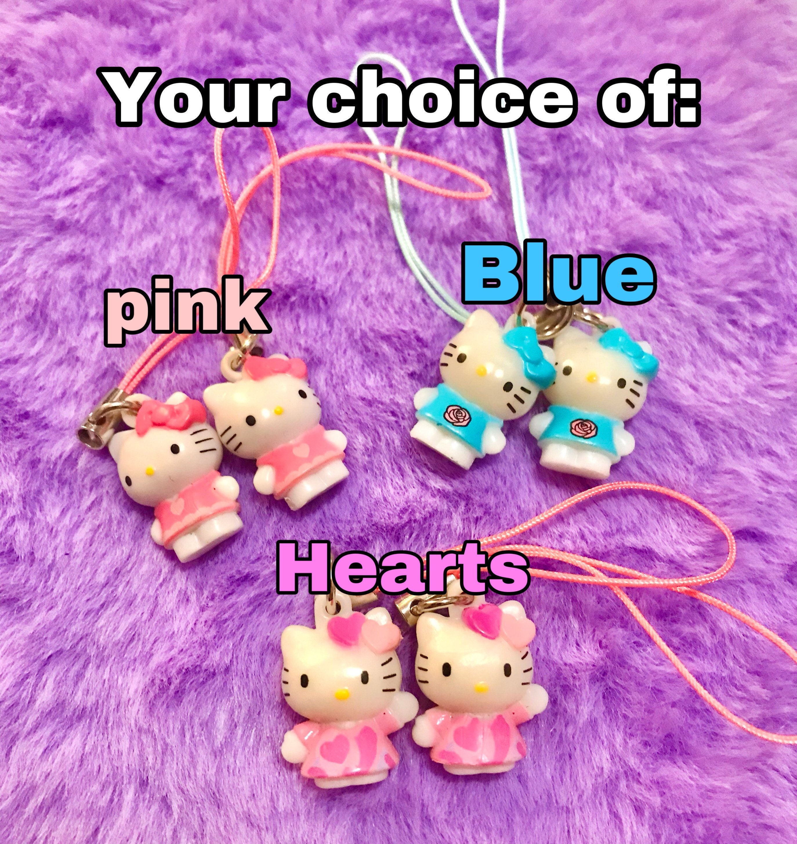 Hello Kitty Mini Phone Charm Strap Kawaii Adorable Cute Sanrio Gifts ...