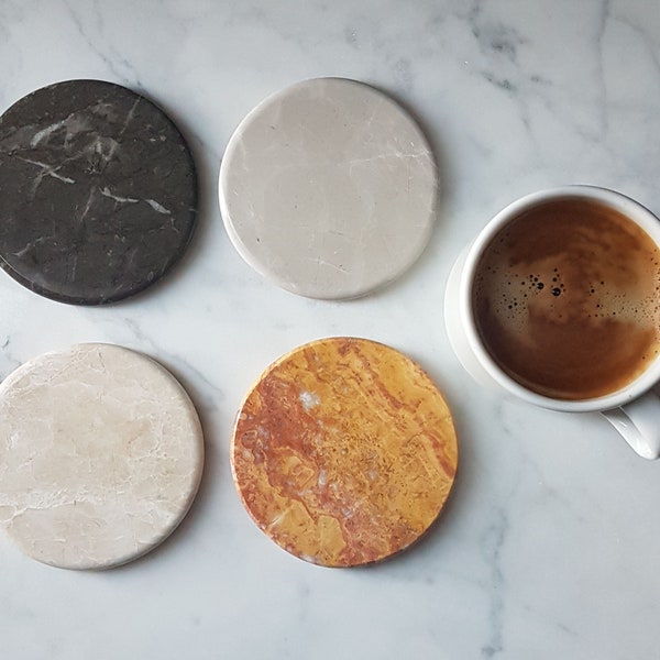 Marble Coasters - Etsy
