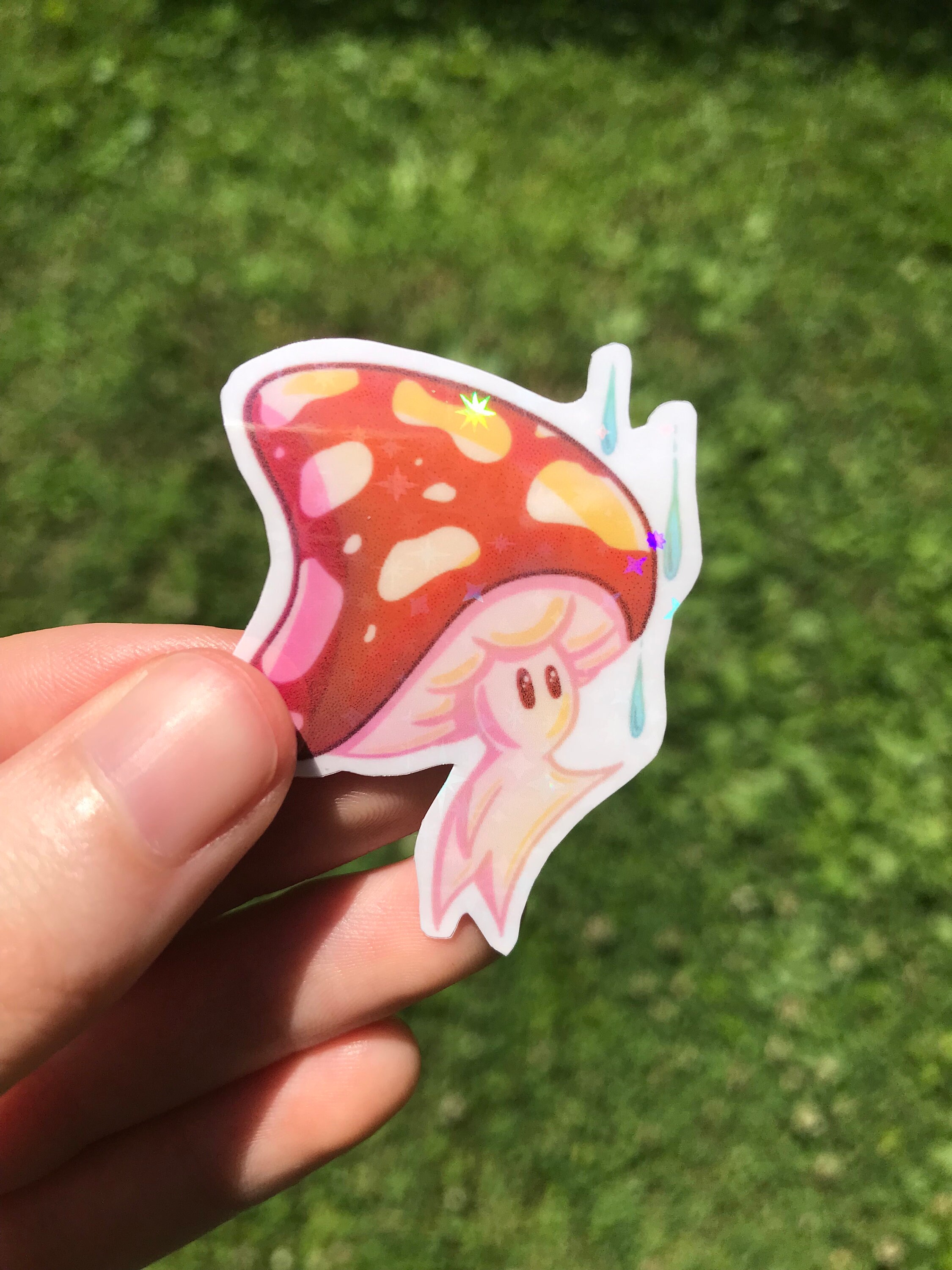 Mushroom Friend Sticker - Etsy