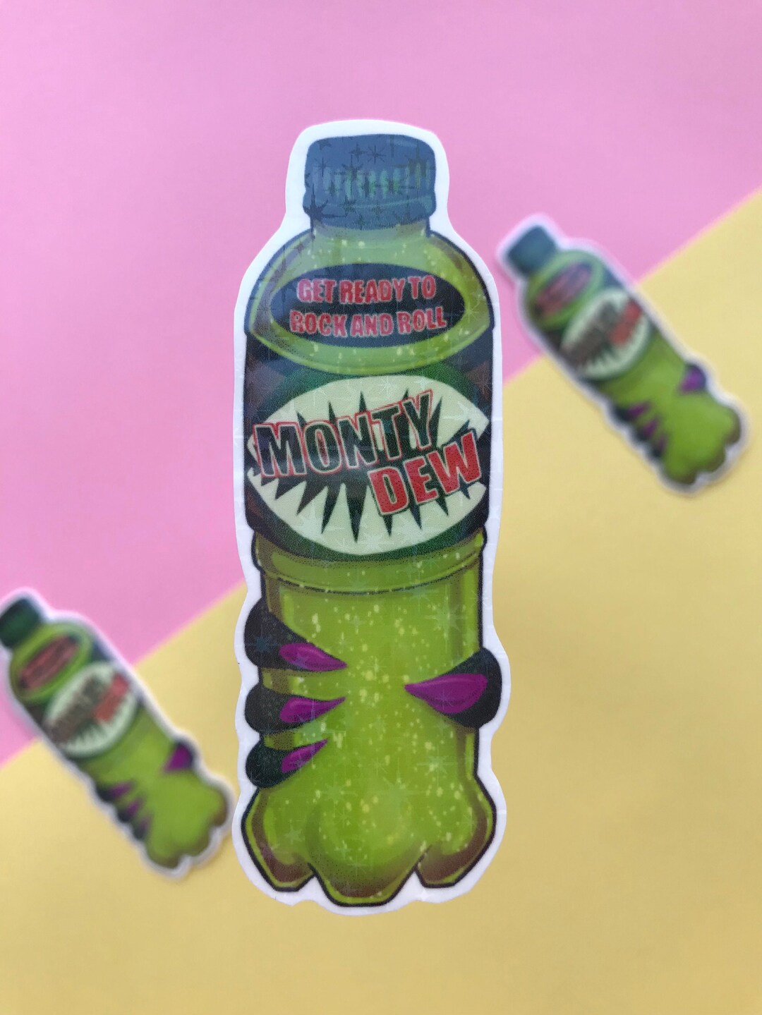FNAF Monty Mountain Dew Sticker - Etsy