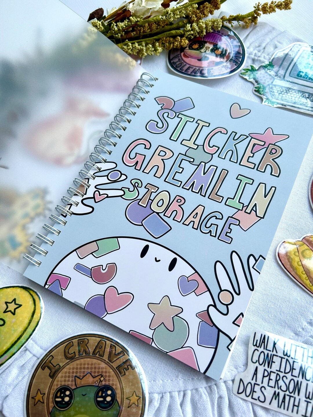 Sticker Gremlin Storage Notebook - Etsy