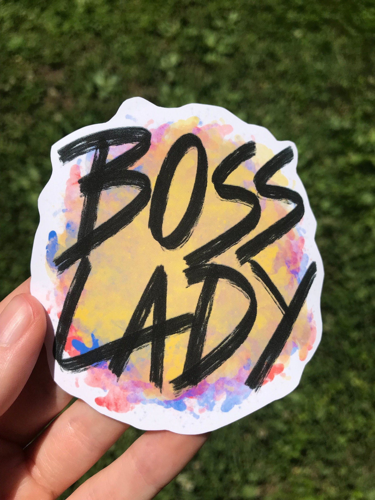 Boss Lady Sticker Etsy