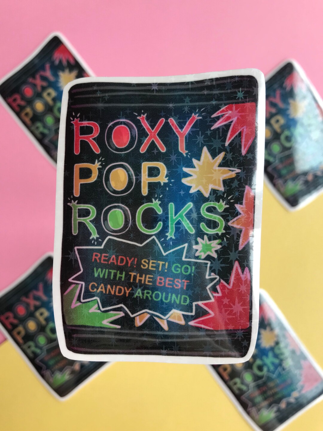 FNAF Roxy Pop Rocks Sticker - Etsy
