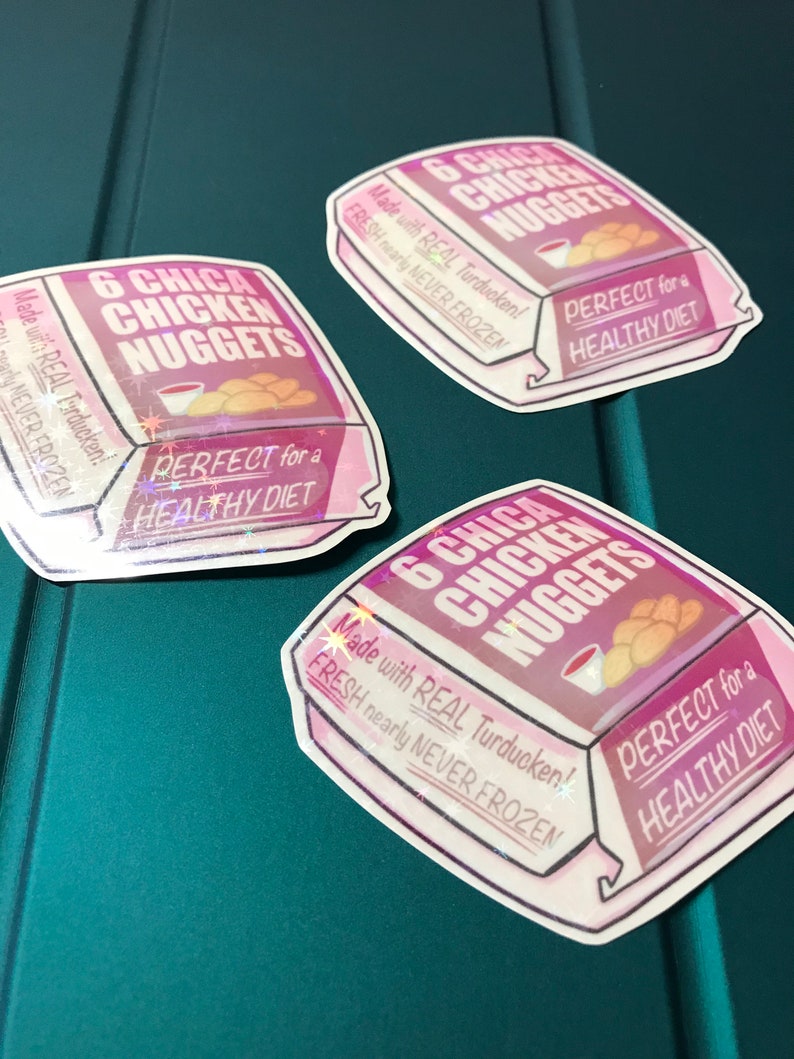 FNAF Chica Chicken Sticker | Etsy