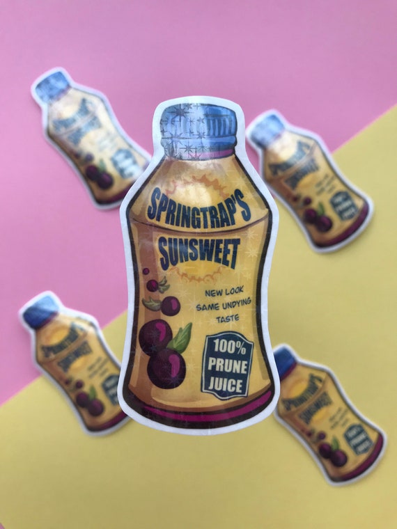 FNAF Springtrap's Prune Juice Sticker - Etsy