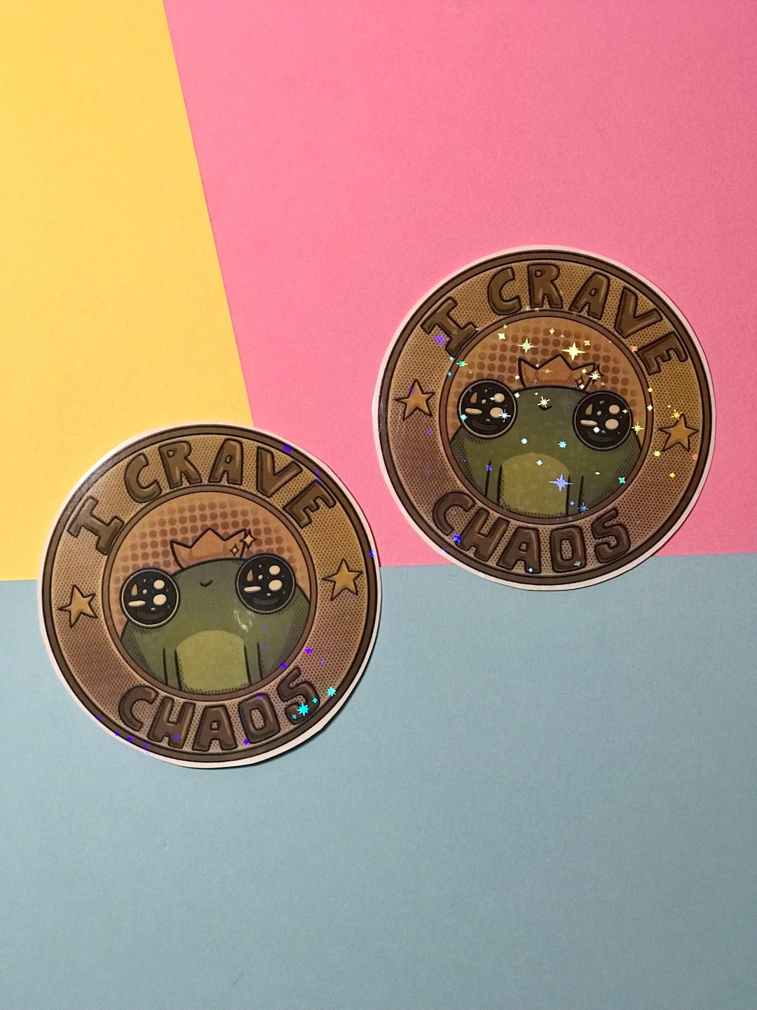 I Crave Chaos Sticker - Etsy