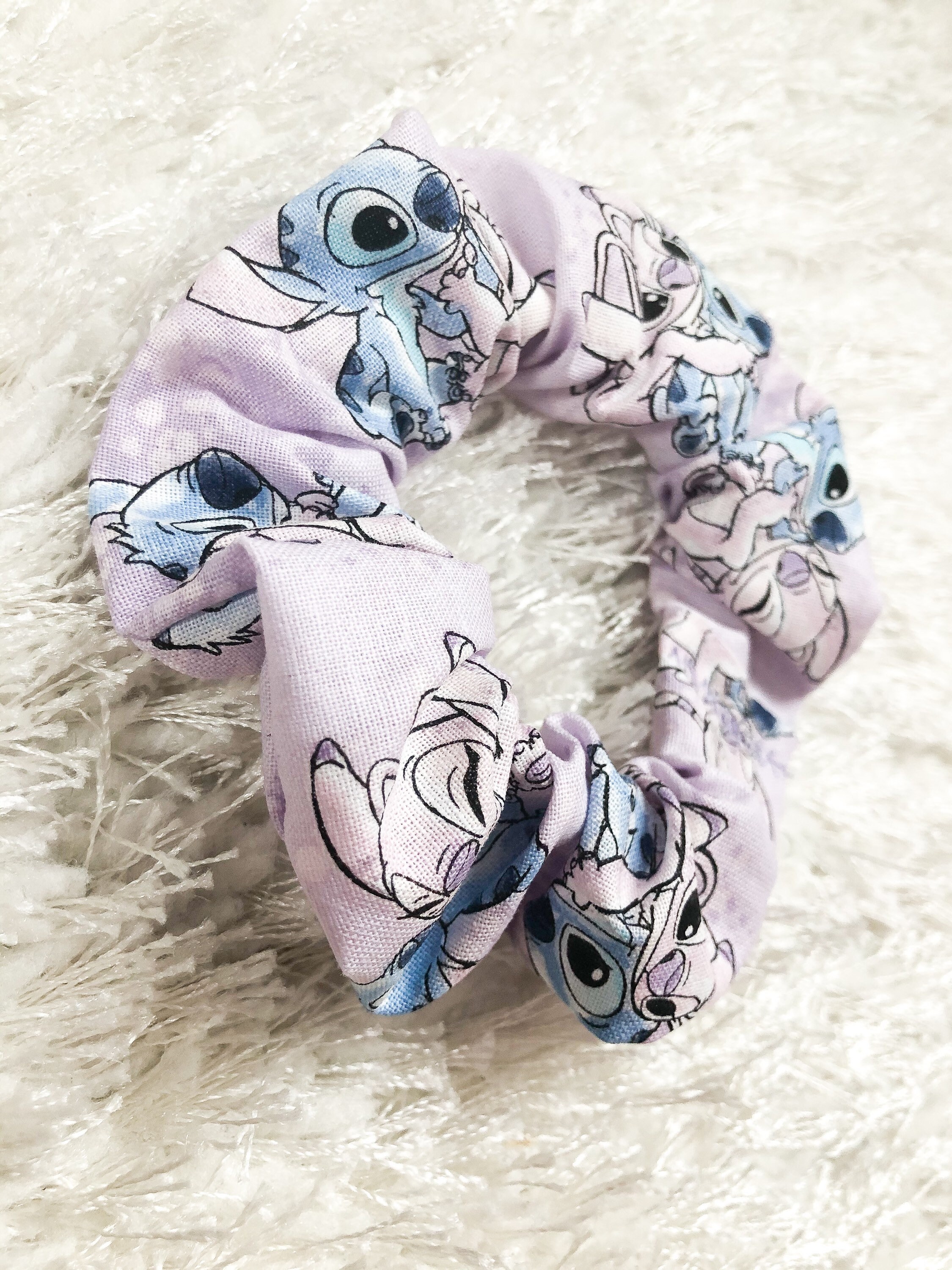 Stitch and Angel Scrunchie Disney Stitch Lilo and Stitch - Etsy UK