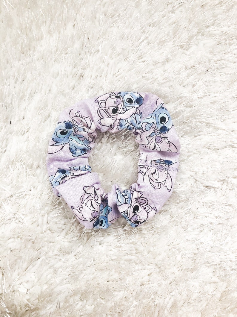 Stitch and Angel Scrunchie Disney Stitch Lilo and Stitch - Etsy UK