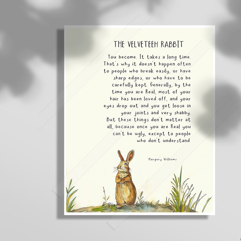 Rabbit Art Print - Etsy
