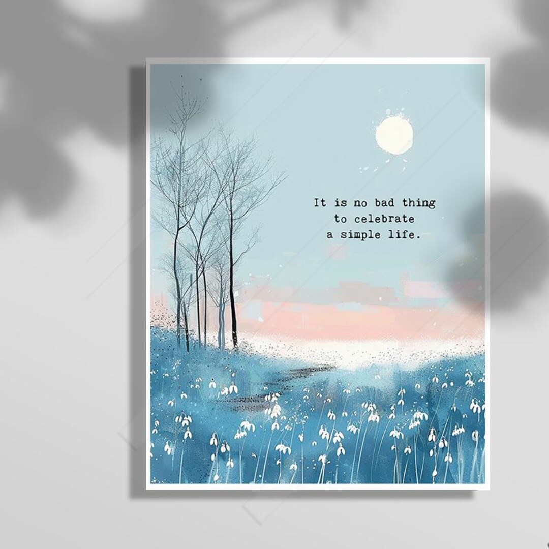 JRR Tolkien Quote Art Print: Simple Life Inspiration - Etsy
