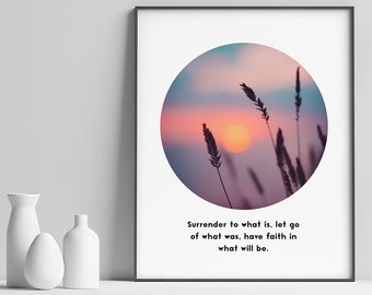 Accept What Is Let Go of What Was Have Faith in What Will Be - Etsy