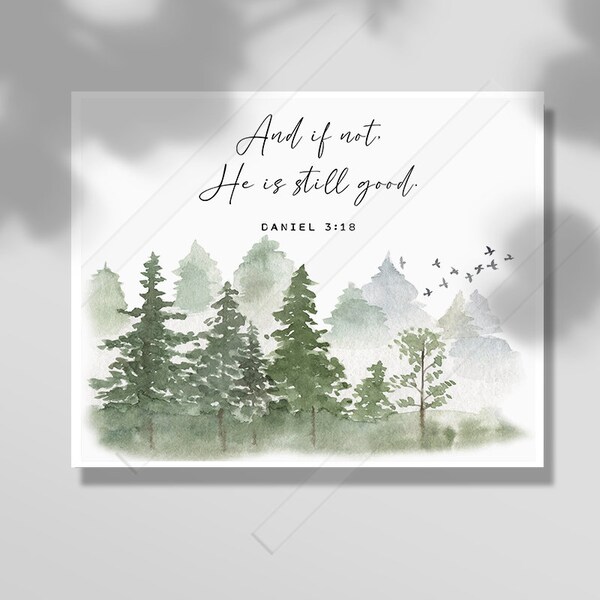 And If Not He is Still Good - Etsy