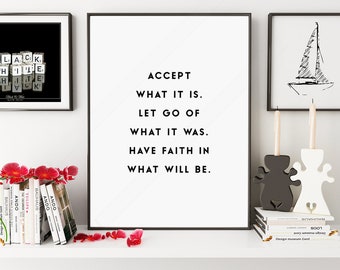 Inspiration Quote Printable-motivational Wall Art-never Let | Etsy