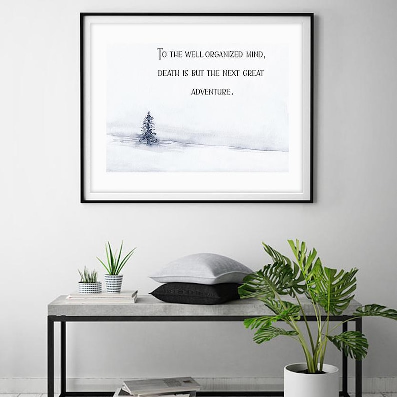 Inspirational Quote Watercolor Art Print - Etsy