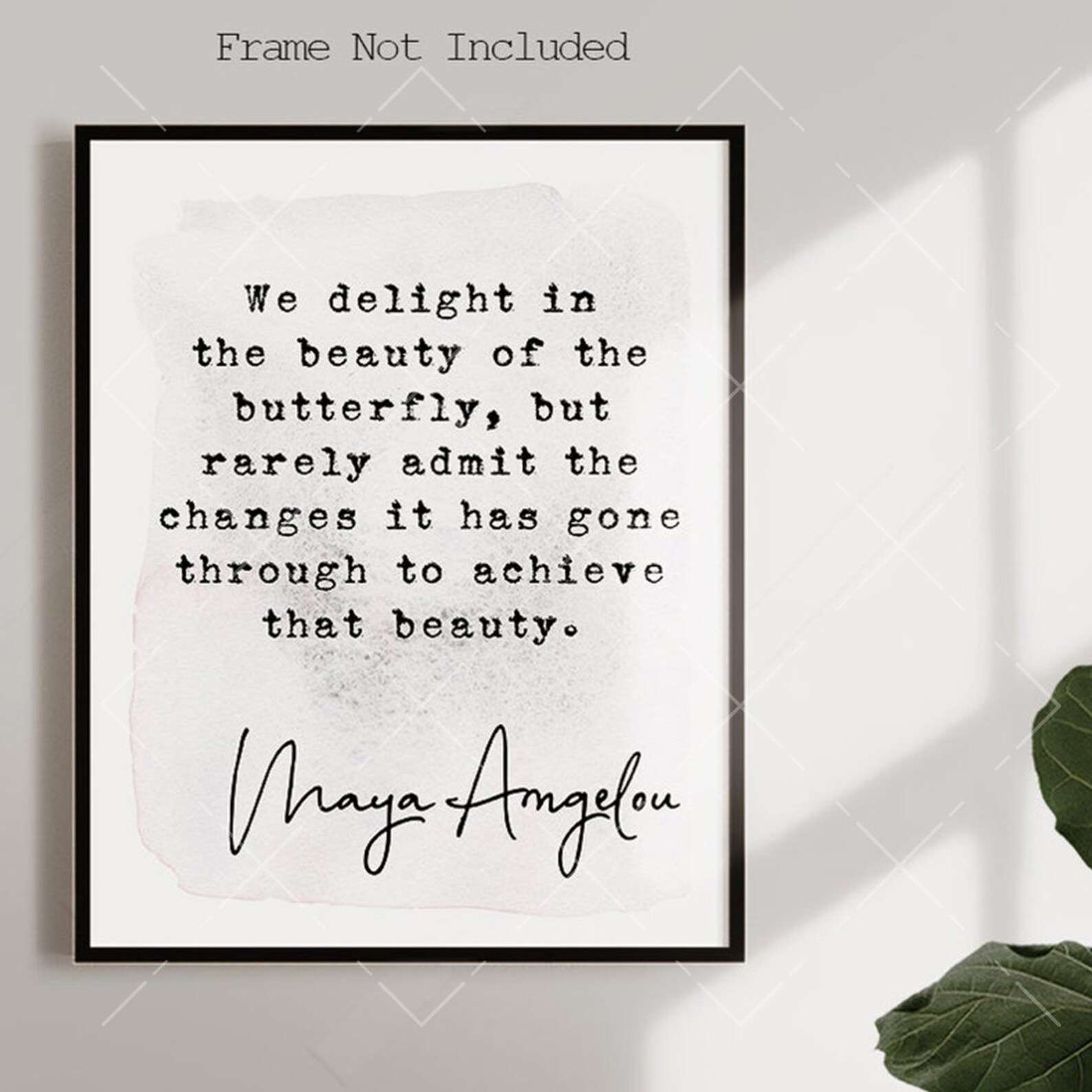 Maya Angelou Quote Print We Delight in the Beauty of the - Etsy Maya Angelou Quote Print We Delight in the Beauty of the - Etsy