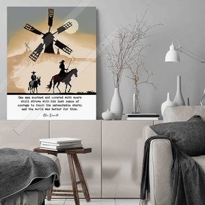 Don Quixote Quote One Man Scorned and Covered With Scars-inspired by ...