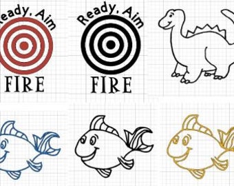 Toilet Target Aim Bullseye Potty Training Practice Vinyl Decal Sticker ...