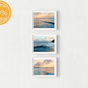 Noosa Heads Surf Poster, Ocean Waves Canvas Print, Digital Print, Beach ...