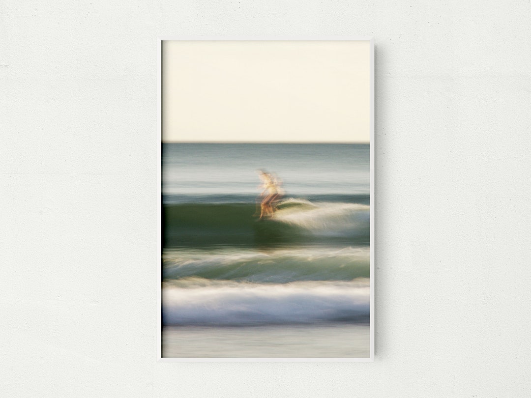 Vintage Surfer Girl Poster, Retro Summer Beach Print, California ...