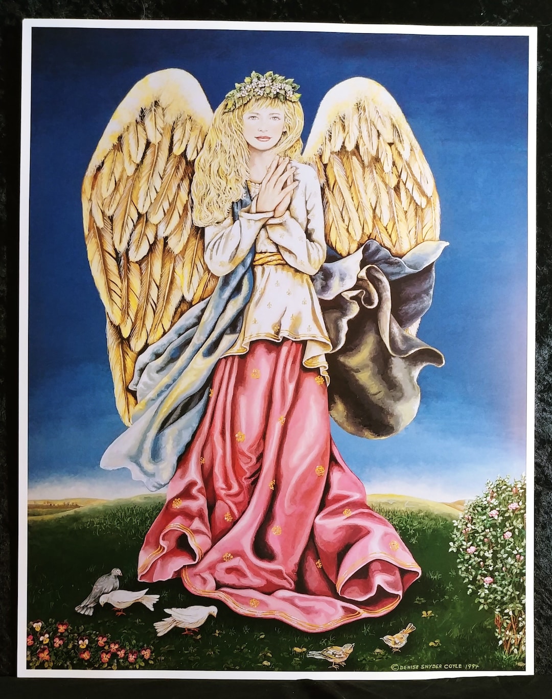 Angel Print - "elizabeth, Angel of Compassion" - Replica of Original ...