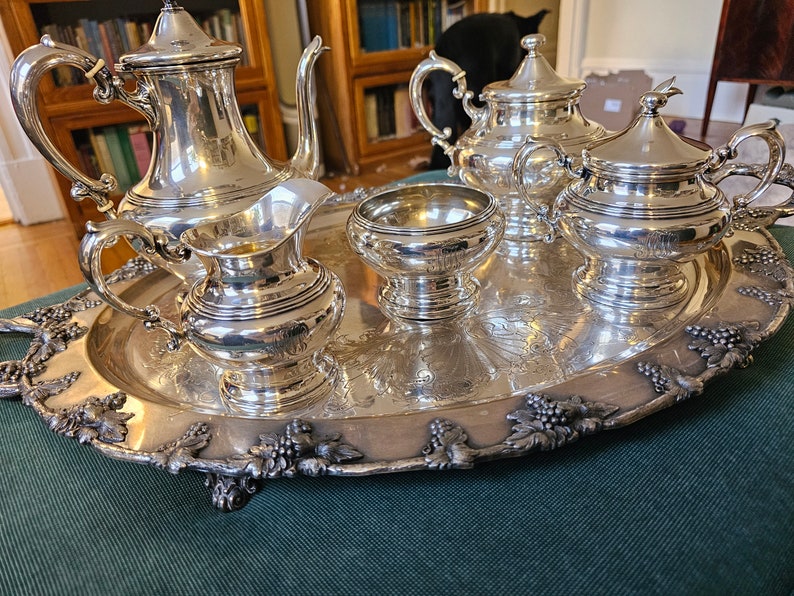 Sterling Silver Tea & Coffee Service - Etsy