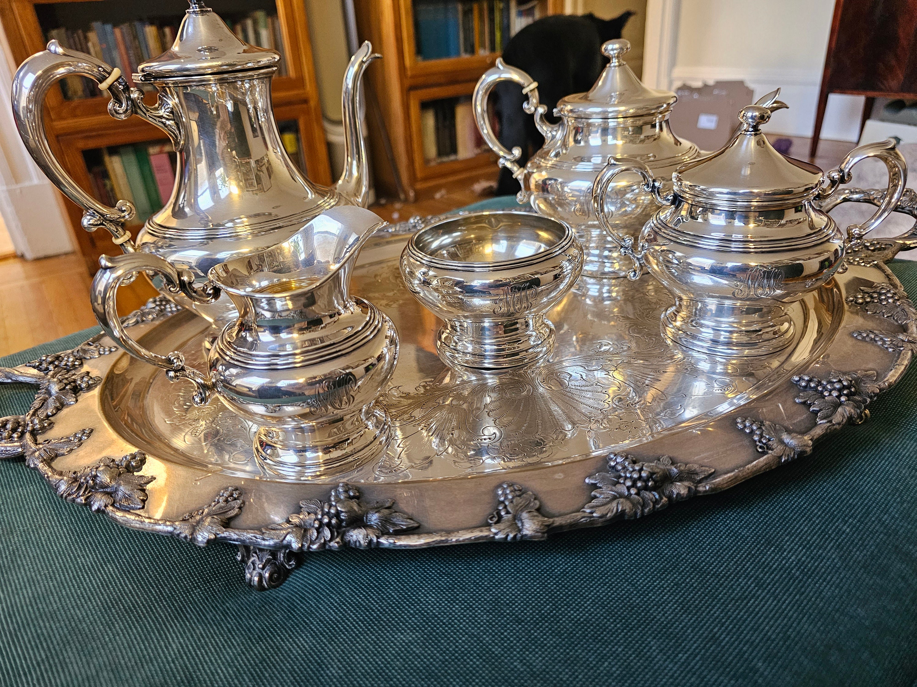 Sterling Silver Tea & Coffee Service - Etsy