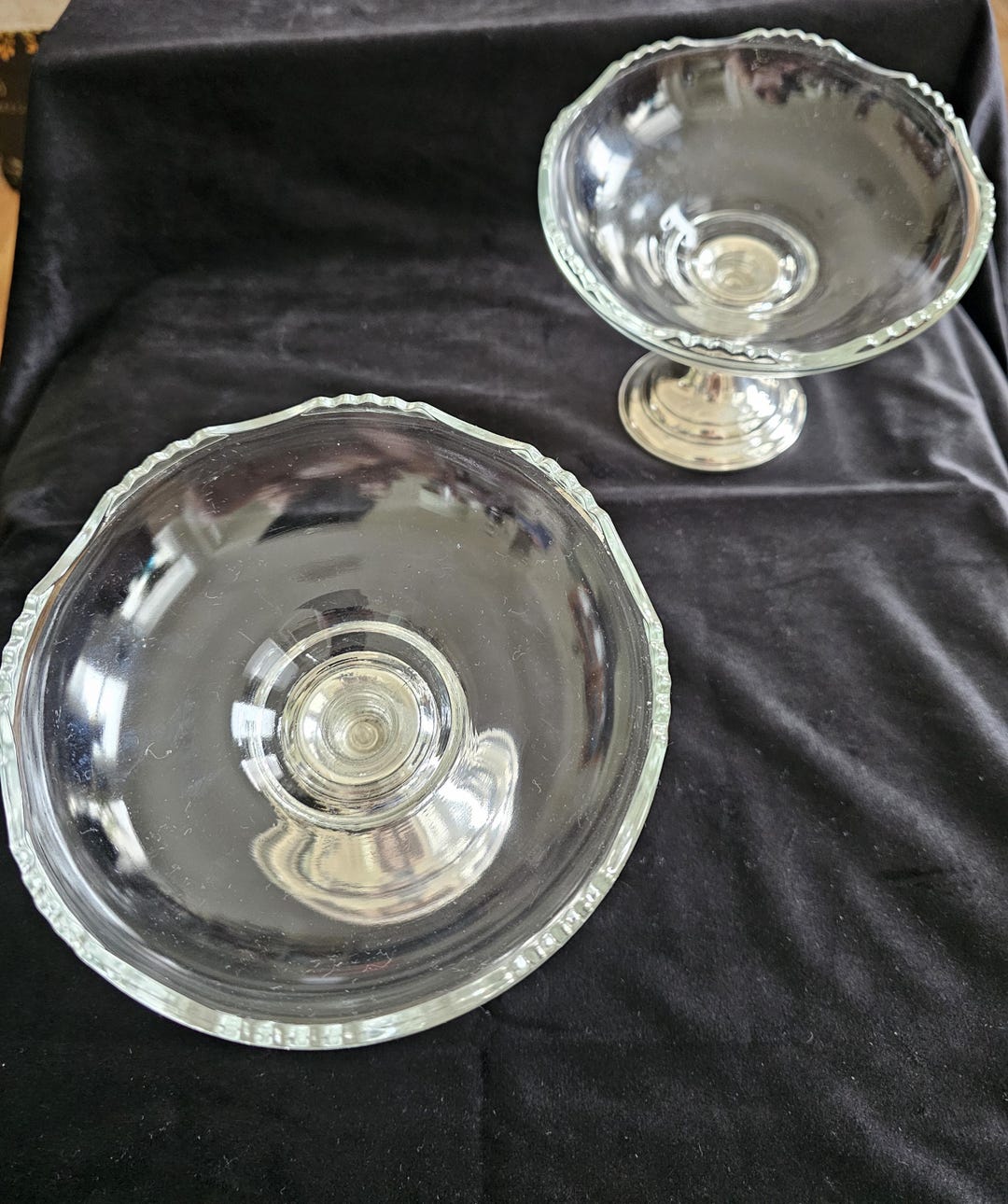 Candy or Nut Dish on Weighted Sterling Silver Stand - Etsy