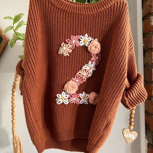 Embroidered Number Birthday Sweater | Baby Birthday | Toddler Birthday ...