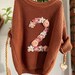 Embroidered Number Birthday Sweater | Baby Birthday | Toddler Birthday ...