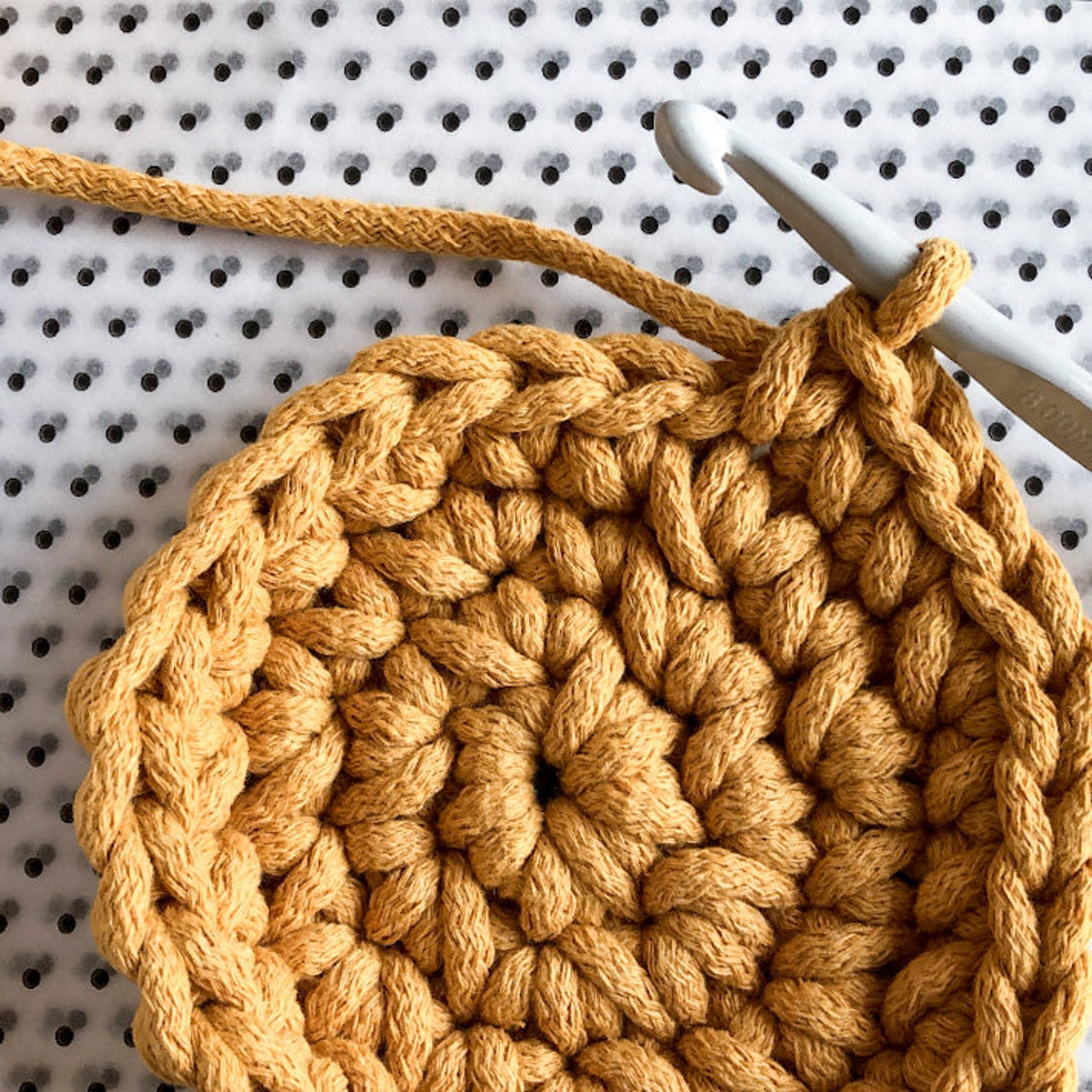 Crochet Pattern Stool Cover Crochet Stool Cover Pattern | Etsy