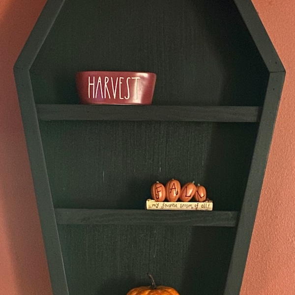 Coffin Bookcase - Etsy