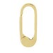 14K Solid White Gold Hinged Bail, Clasp Link Bail, Connector Paperclip ...