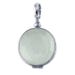 Sterling Silver Round Glass Locket Necklace Reversible Charm Locket ...