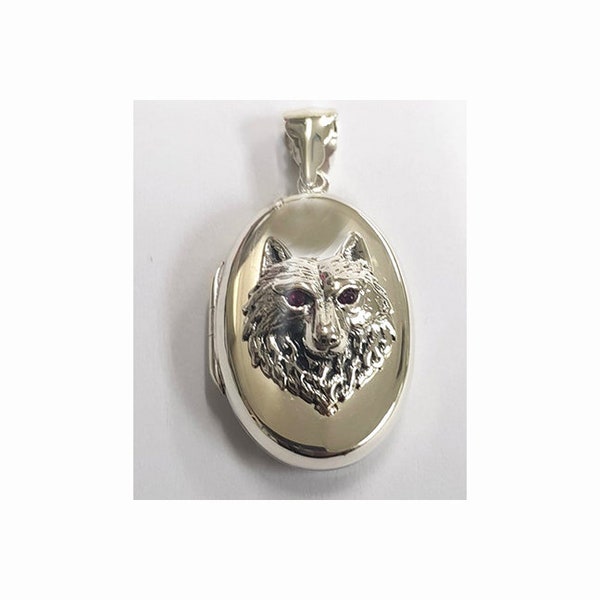 Wolf Locket - Etsy