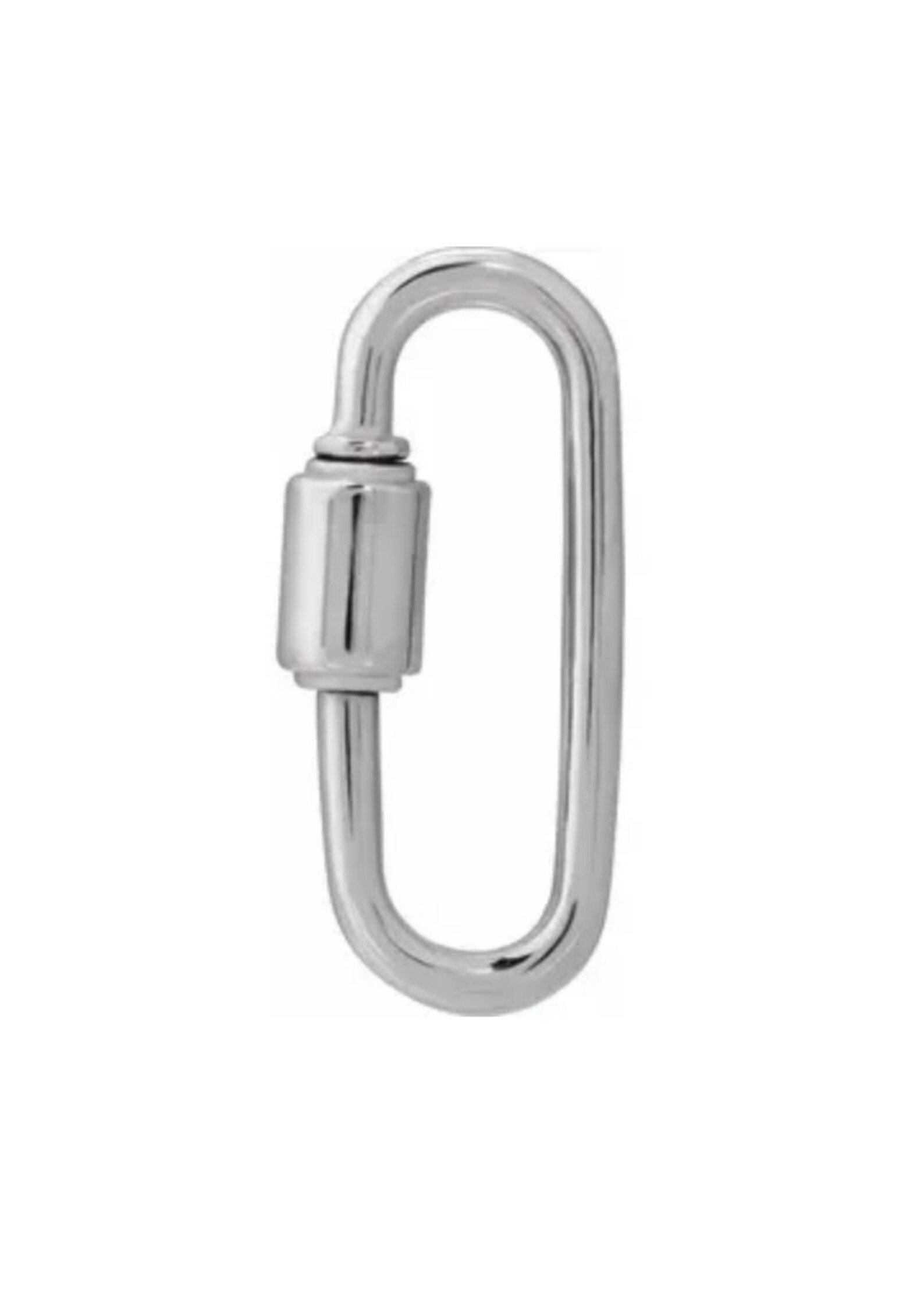 10K Gold Link Lock Gold Charm Bail Locking Clasp Charm Bail Enhancer ...